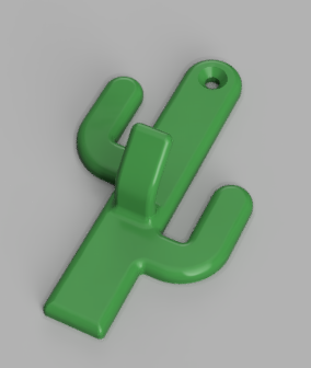 Happy Cactus Key Holder by JonesSepp | Download free STL model ...