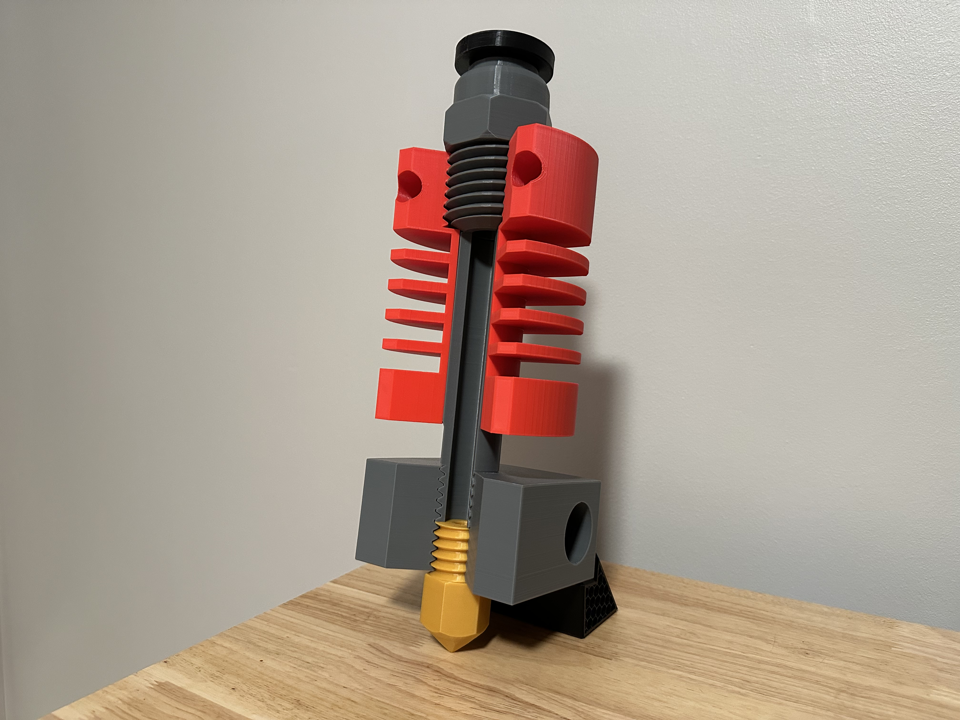 Giant Hot End Model (Educational) - Improvements + Stand (Remix) by ...