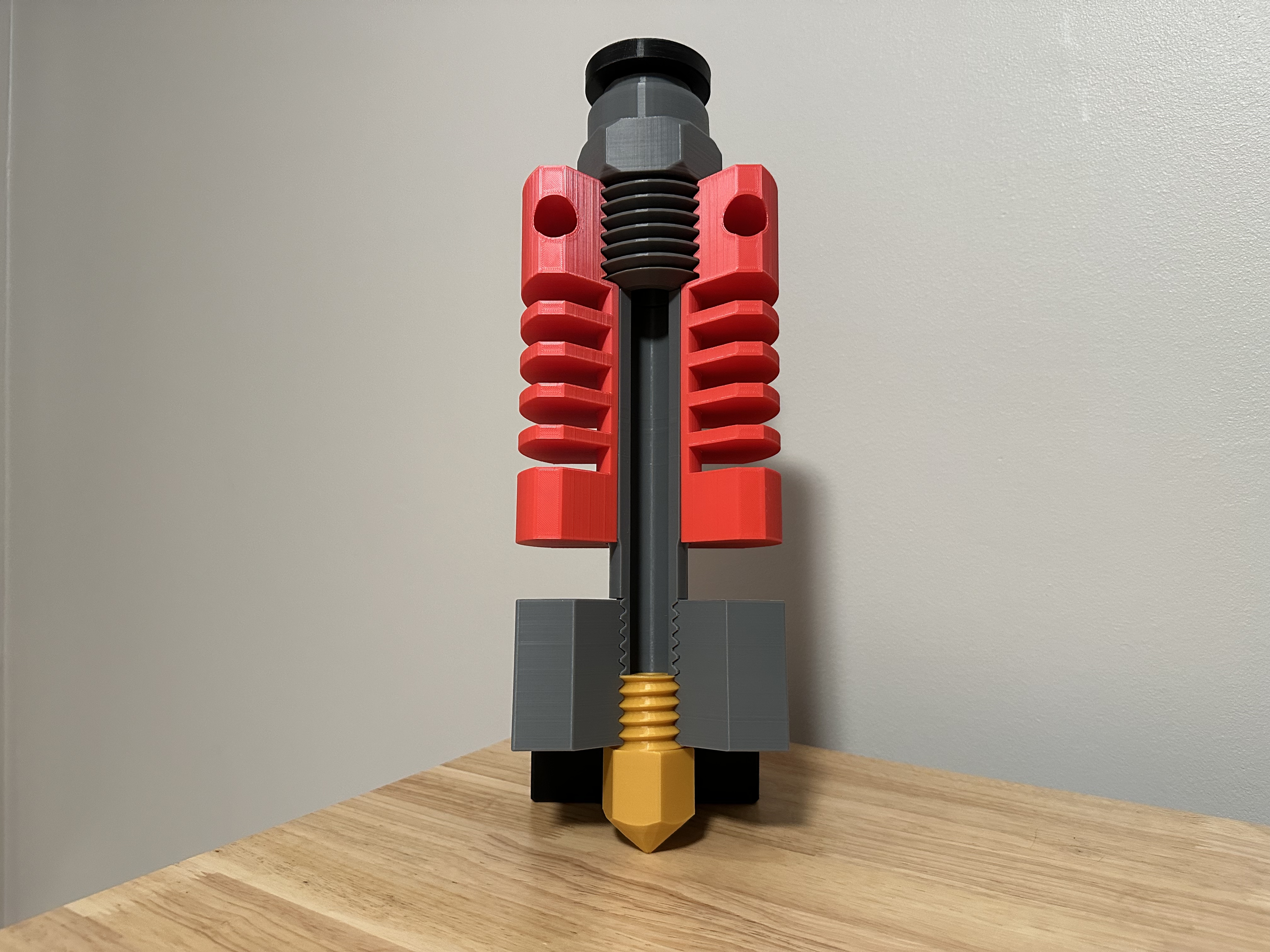 Giant Hot End Model (Educational) - Improvements + Stand (Remix) by ...