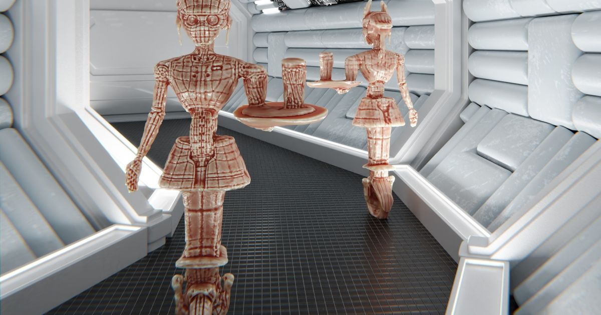 Star Wars Service Droid - FLO like - WA-7 by Peter Farell | Download ...