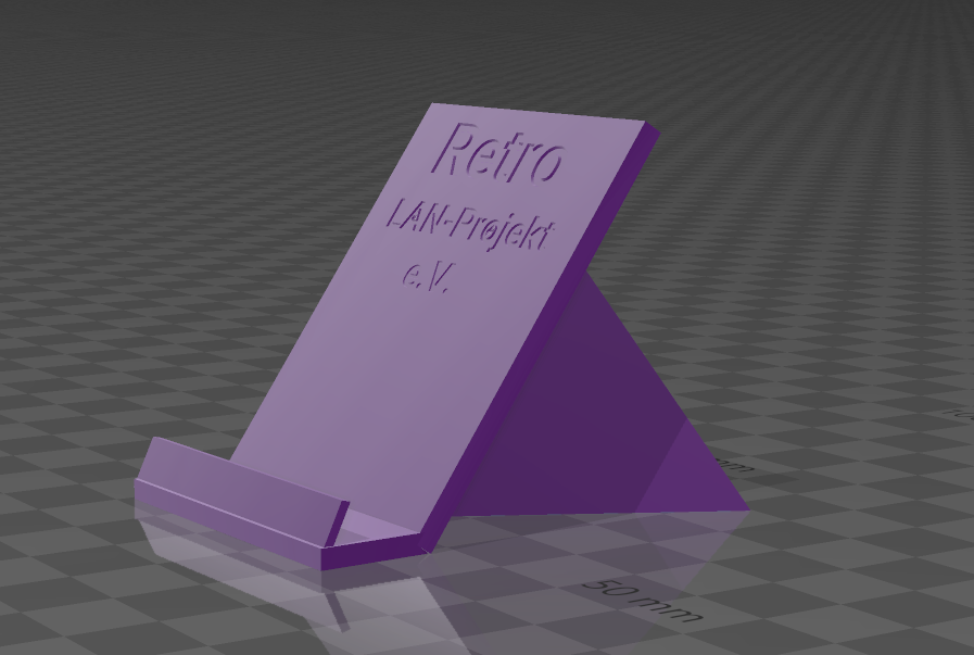 Phone-Stand Retro-LAN-Projekt by Gurke258 | Download free STL model ...