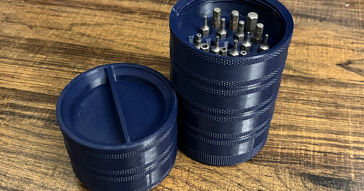 Screw Together Stackable Organizer (Screwdriver Bit Organizer) by ...