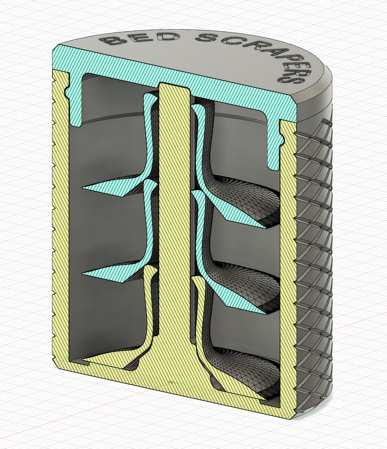 Thin layers scraper storage case by jrice128 | Download free STL model ...