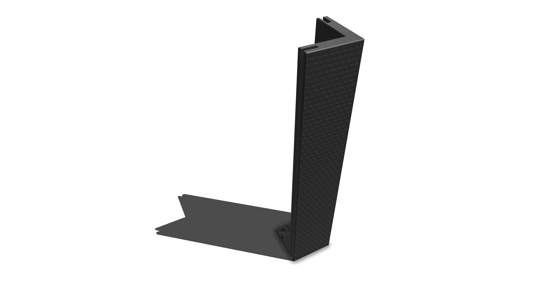 Corner for 3 mm plate, honeycomb pattern by Veovergard | Download free ...