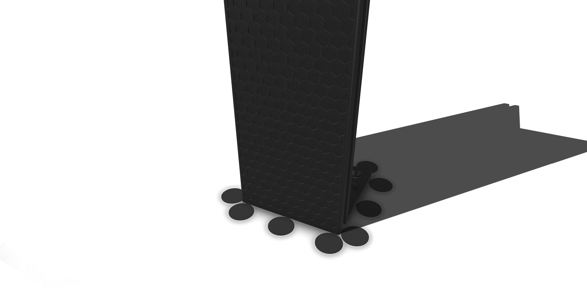 Corner for 3 mm plate, honeycomb pattern by Veovergard | Download free ...