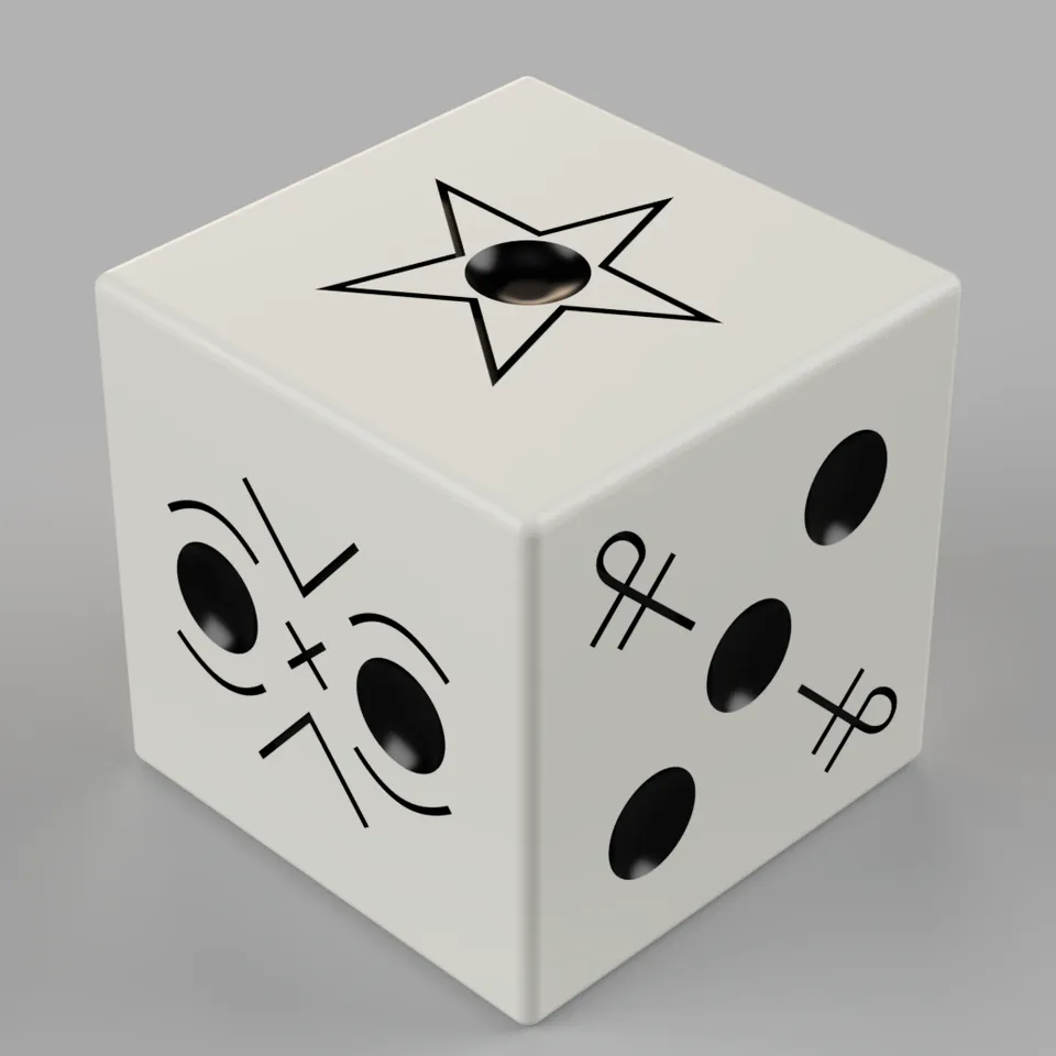 Knucklebone dice by Ink | Download free STL model | Printables.com
