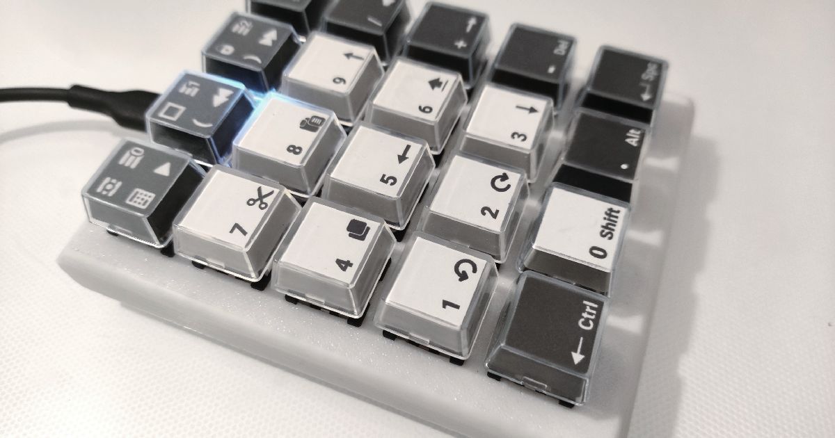 QMk-20keyMacroPad by GreenBit | Download free STL model | Printables.com