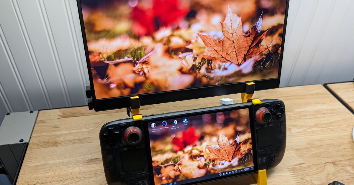 Steamdeck Portable Monitor Stand by anthonysavatar | Download free STL ...