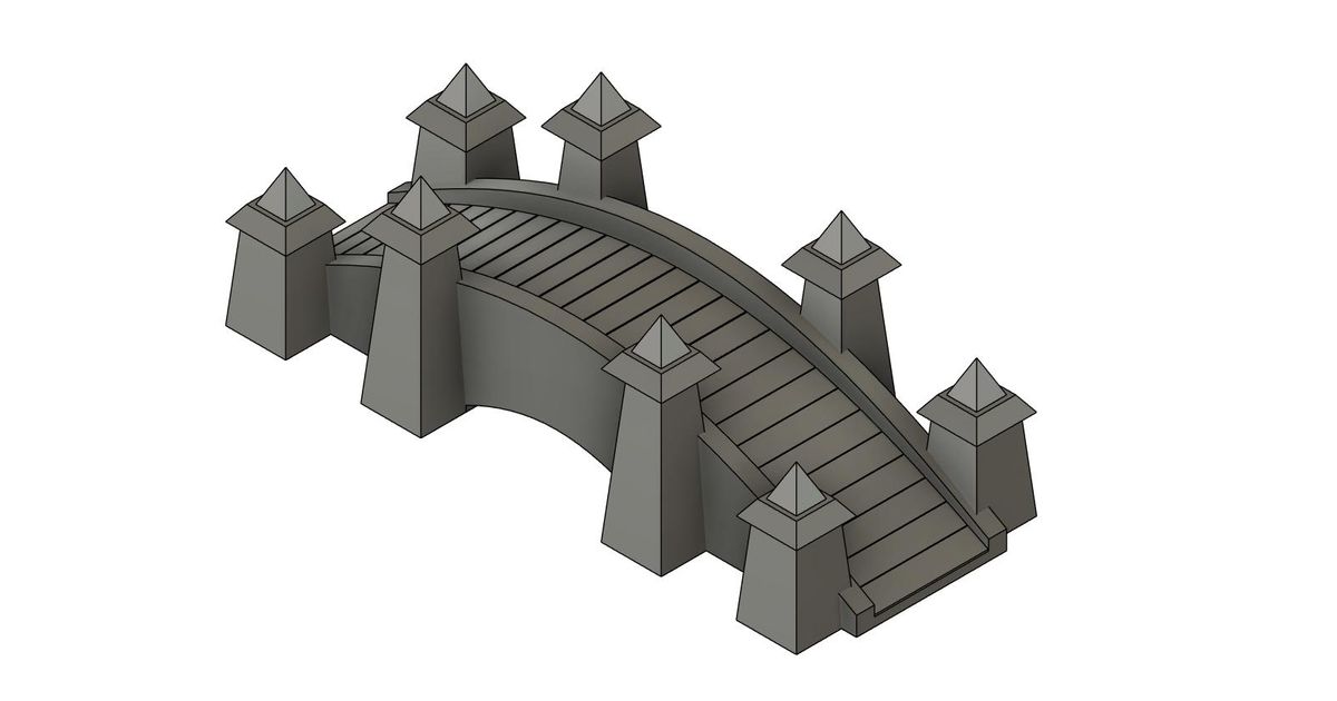 Fantasy Bridge Model by Sheepo | Download free STL model | Printables.com