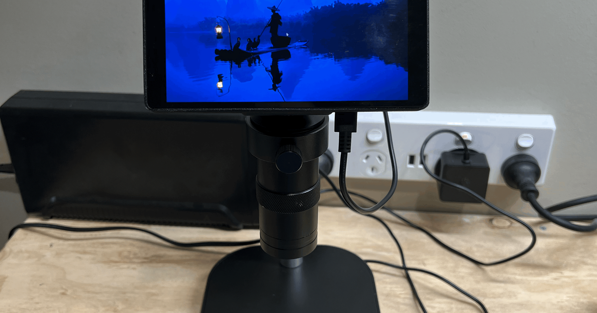 Raspberry Pi & Waveshare 5.5inch AMOLED Microscope Case by Shadman ...