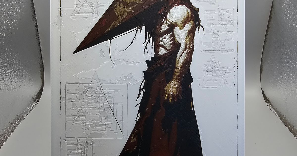 Pyramid Head HueForge by DotCom Artwork | Download free STL model ...