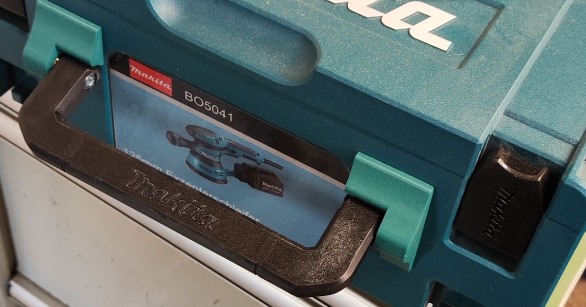 Makita Makpac Systainer front Handle by TD3D | Download free STL model ...
