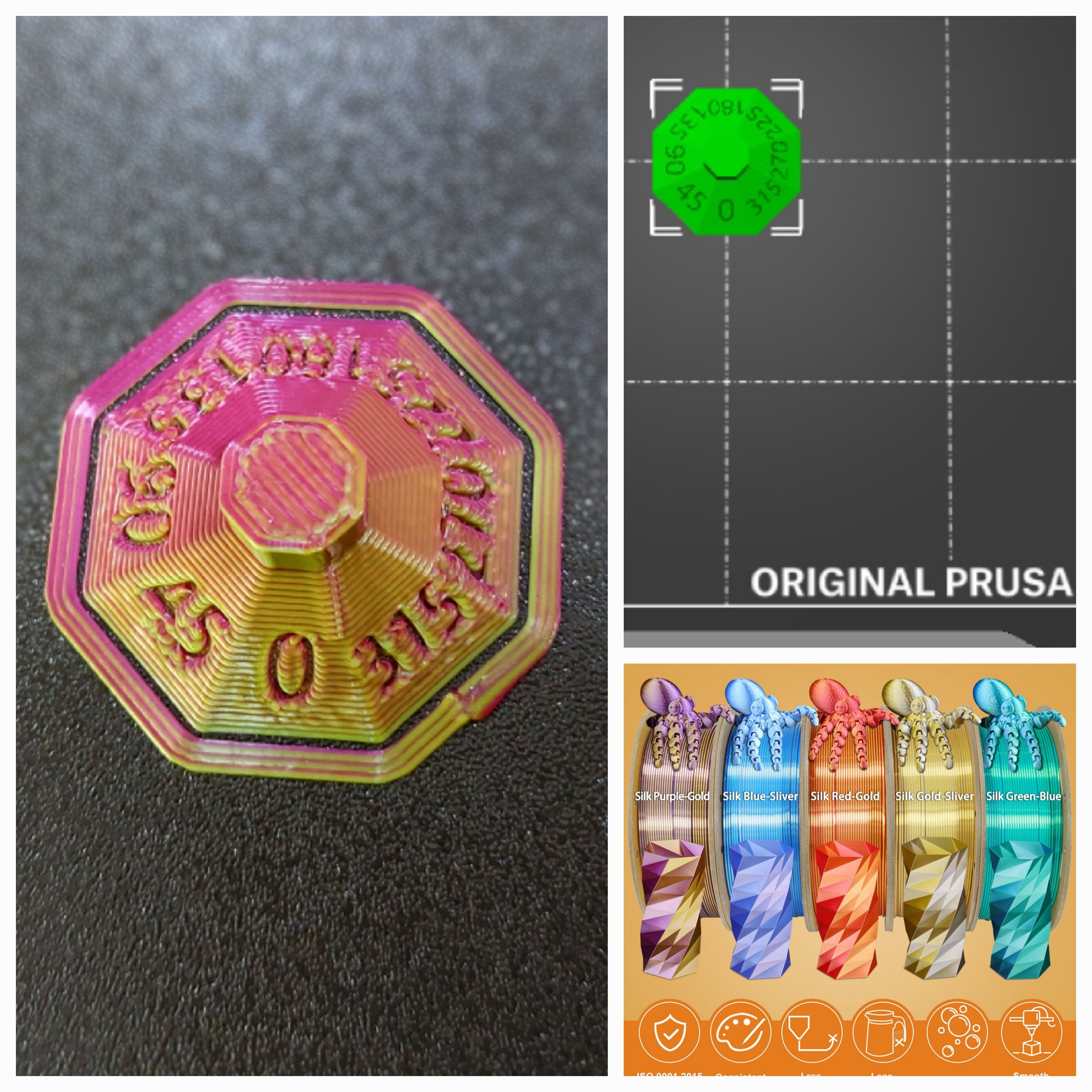 dual color filament rotation calibration tool by Den | Download free ...