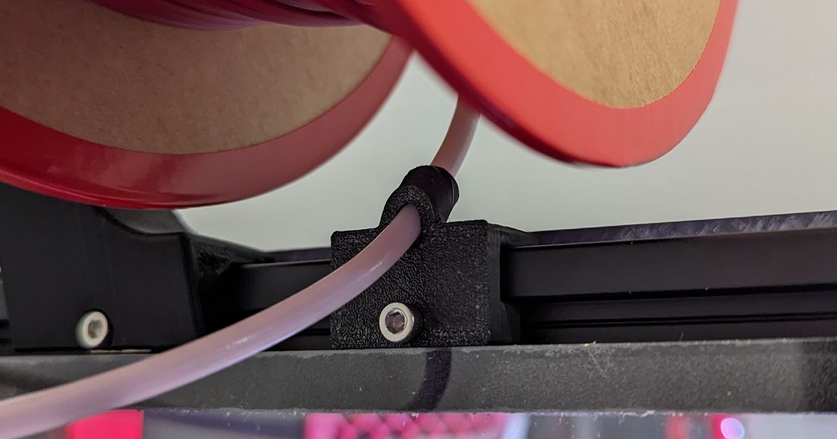 Voron filament guide to fit Spool Arm by a32guy | Download free STL ...