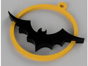Bats Medallion by grizzie17 | Download free STL model | Printables.com