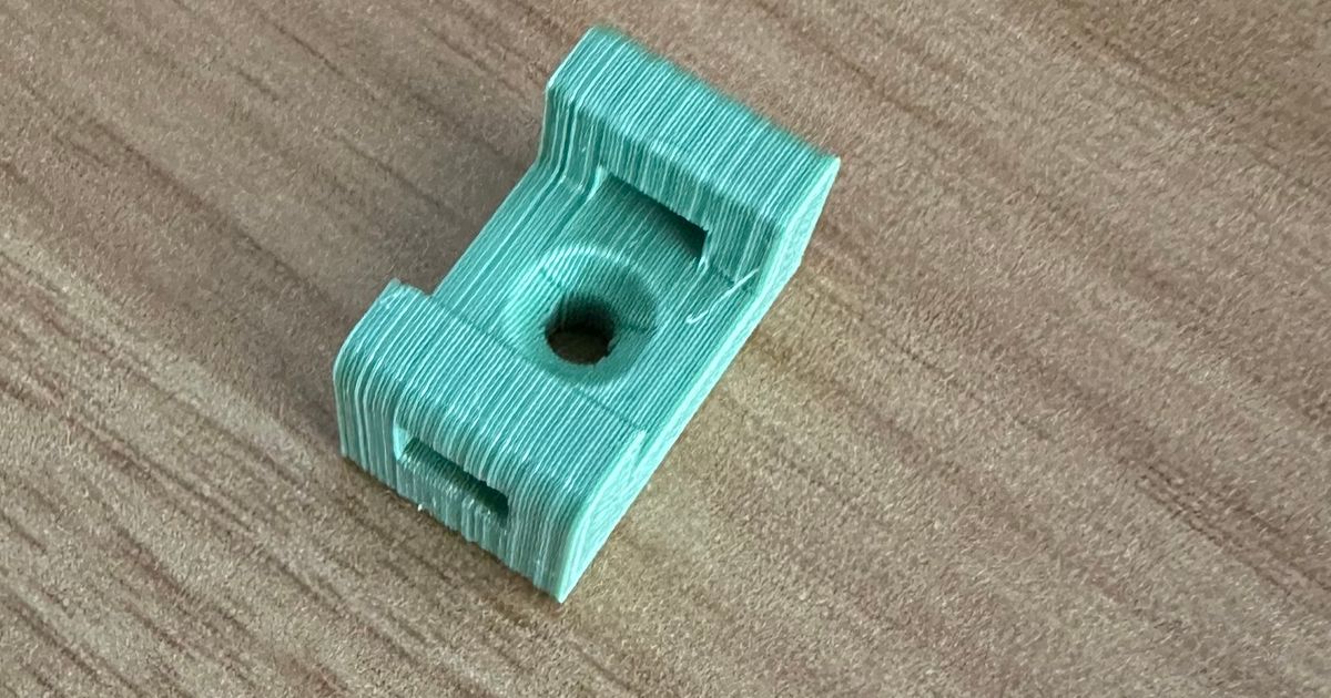 Cable/Zip Tie Mount - small version by Lars | Download free STL model ...