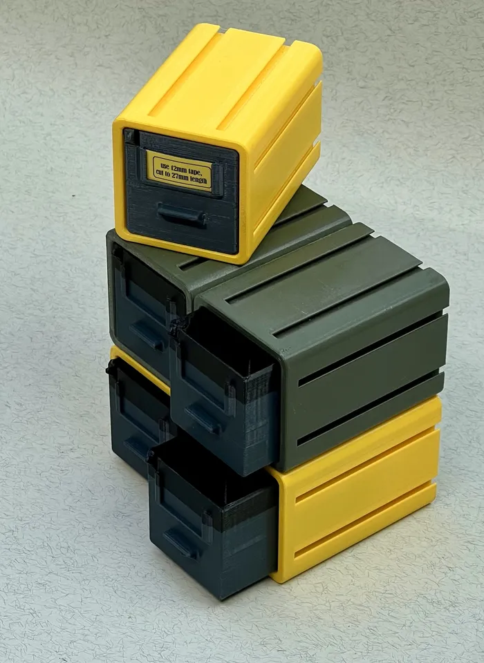 Mini-Storage-Drawer with SnapLock by Martin K @ IFA | Download free STL ...