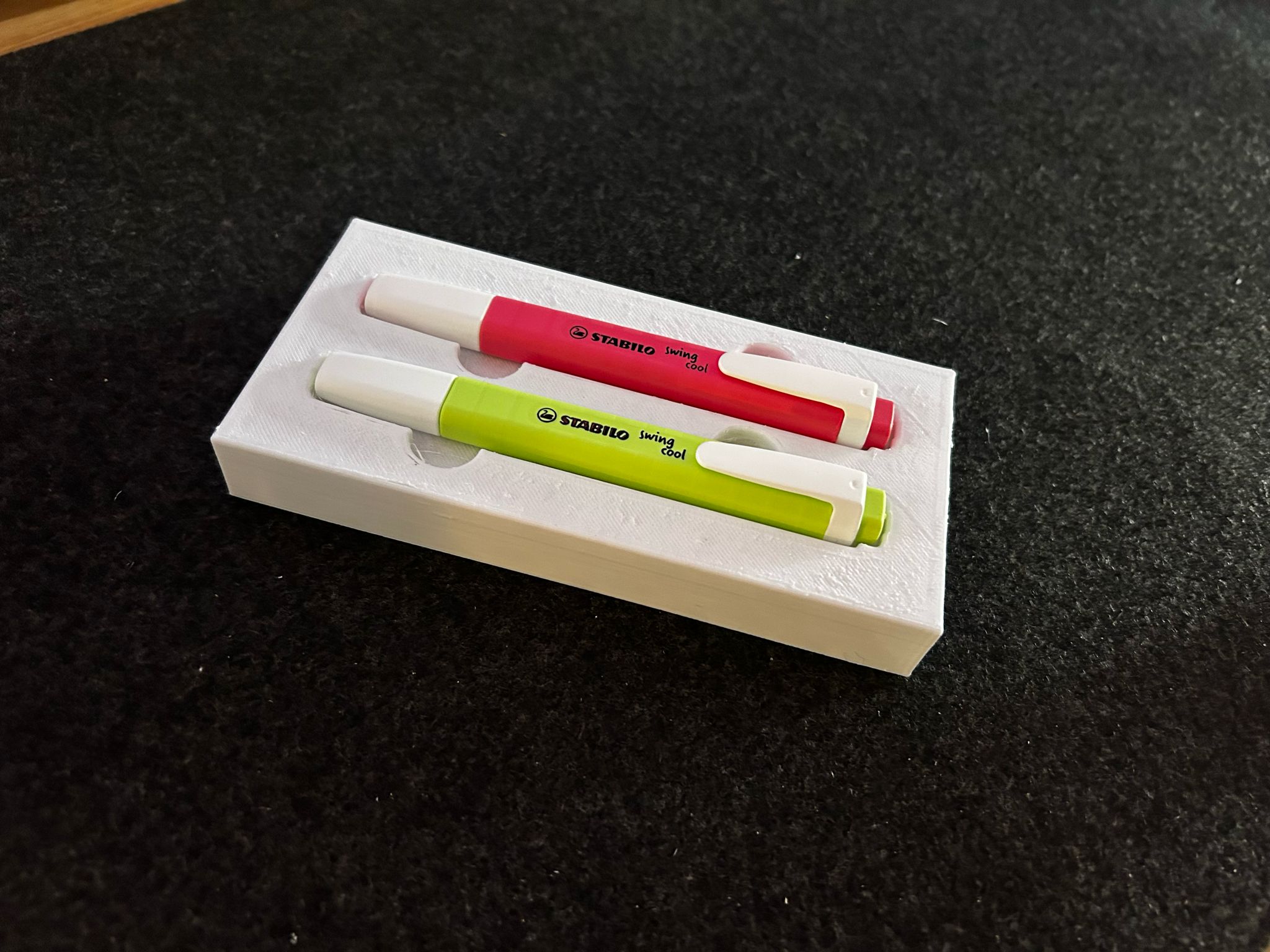 Stabilo Marker Tray by 4Wheel_Print | Download free STL model ...