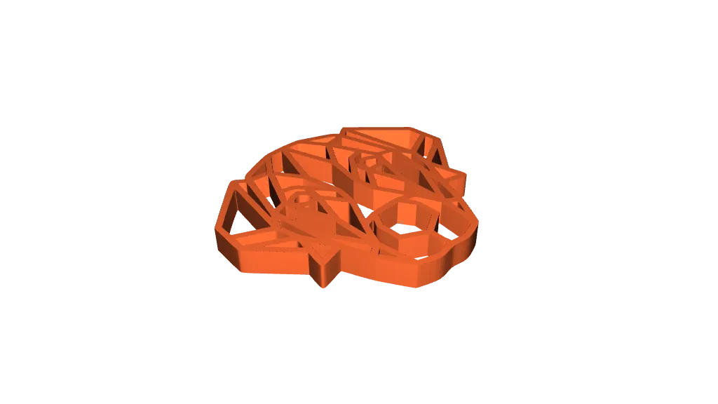 dog keychain cute geometric labrador retriever minimalistic keyring by ...