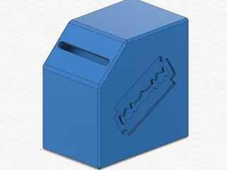 Double Edge Razorblade Disposable Box by Brekel | Download free STL ...