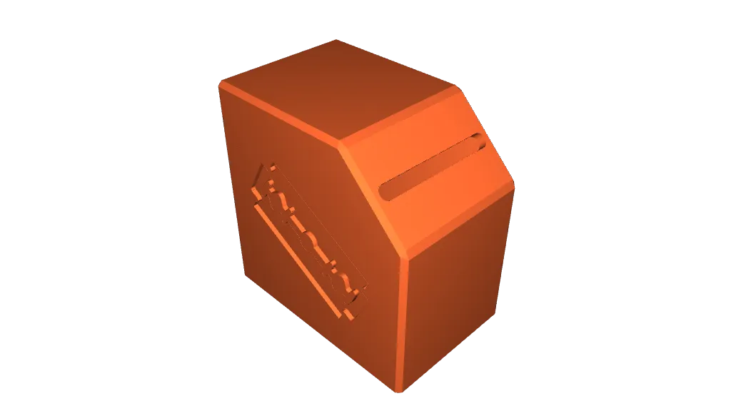 Double Edge Razorblade Disposable Box by Brekel | Download free STL ...