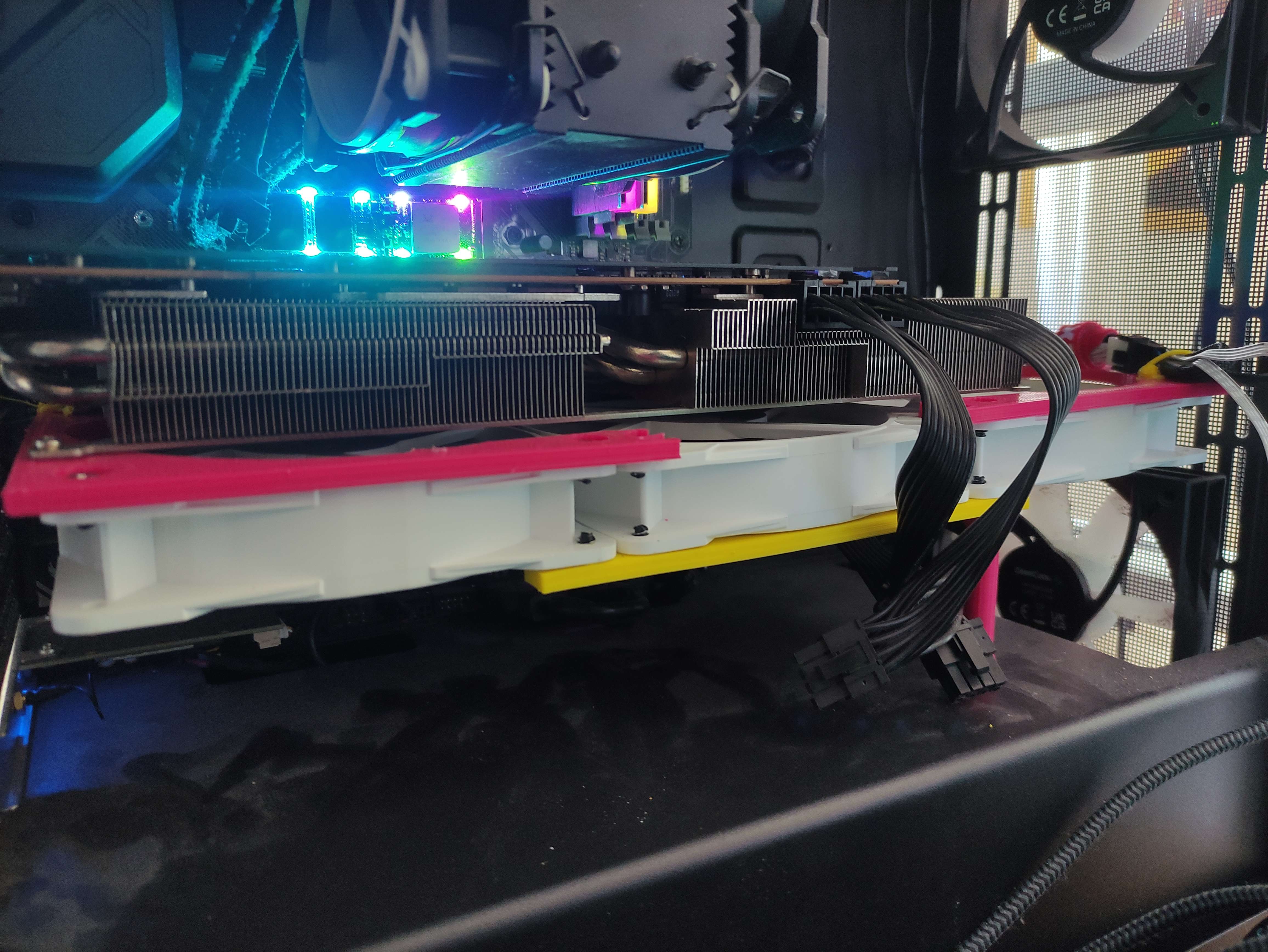 GPU 120mm fan adapter/holder by Leomeodeo | Download free STL model ...