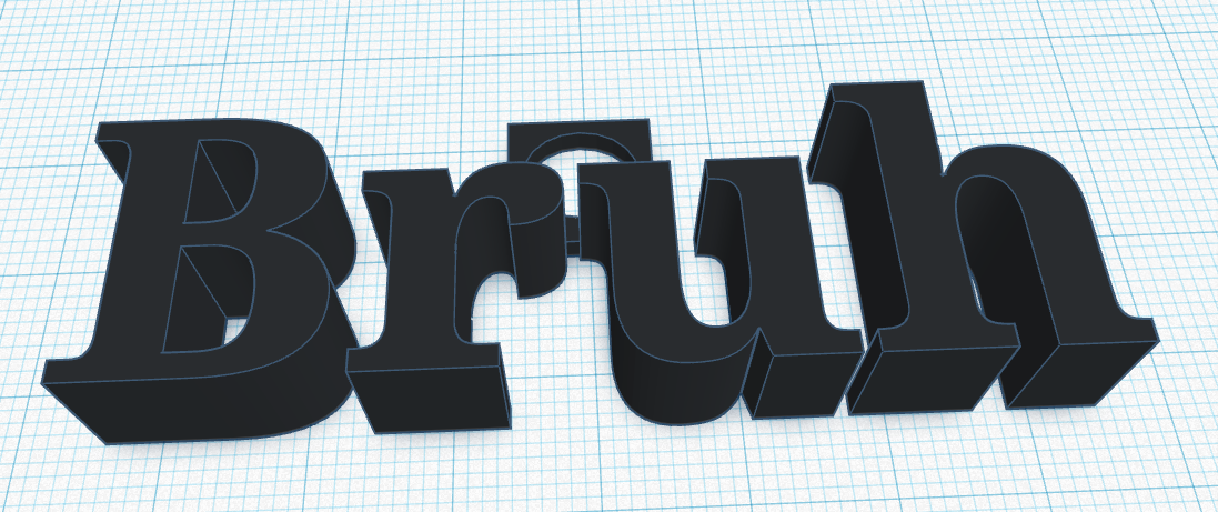 Bruh keychain by Kevin Anton | Download free STL model | Printables.com