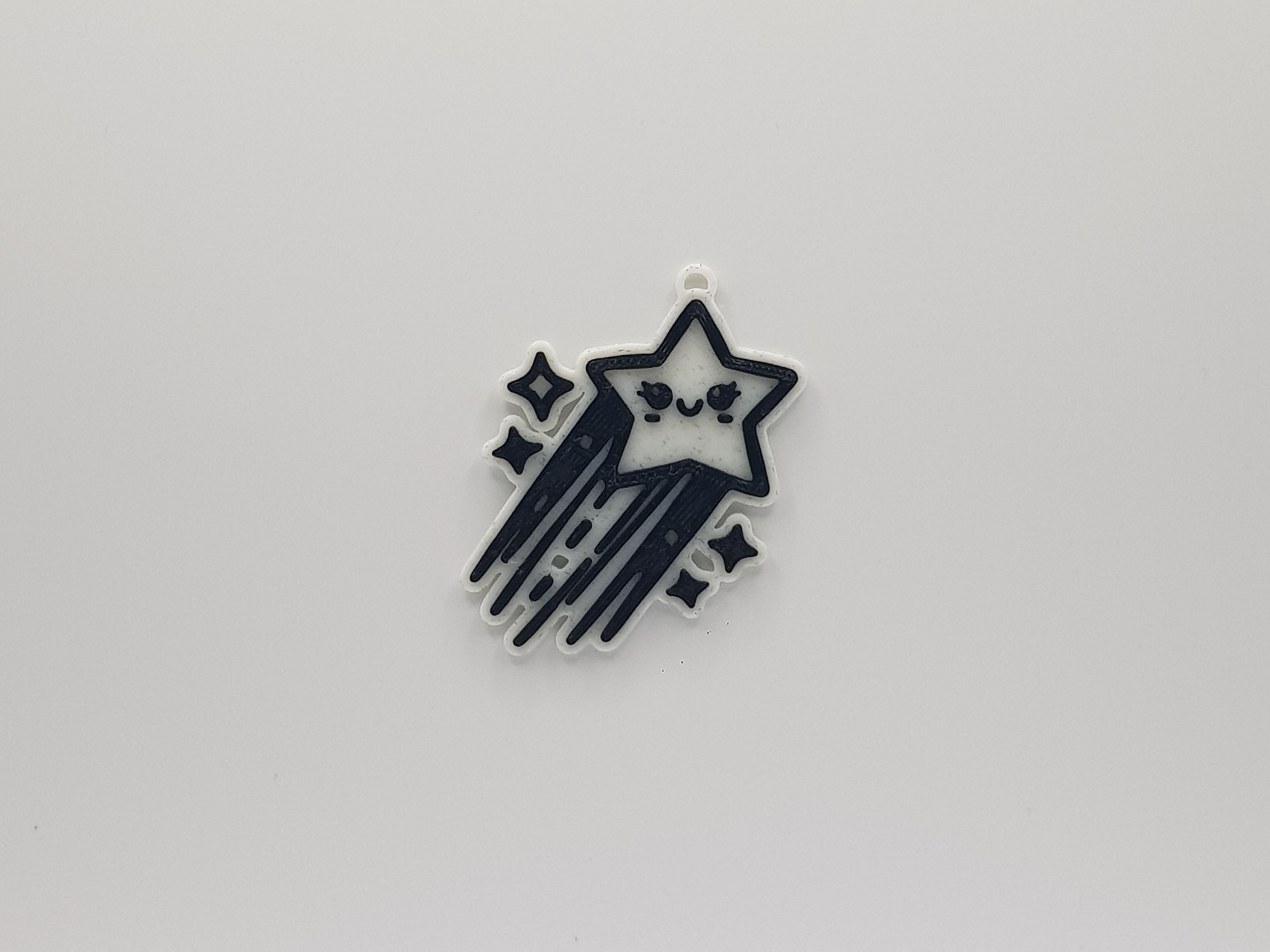 Cute Shooting Star Keychain by FC2M3D | Download free STL model ...