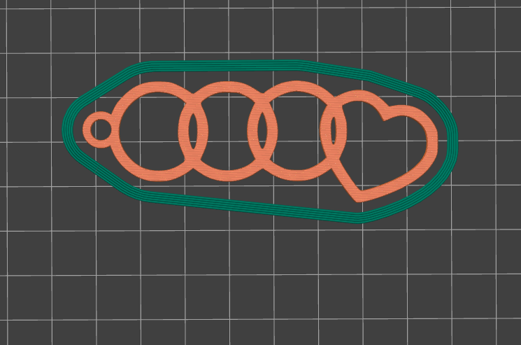 Audi_Keychain by Jovan Veriš | Download free STL model | Printables.com