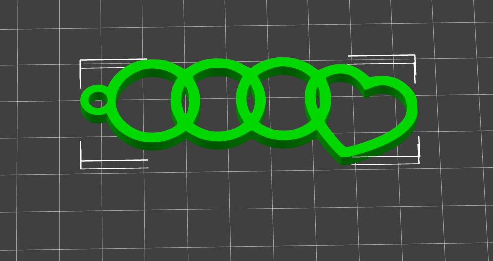Audi_Keychain by Jovan Veriš | Download free STL model | Printables.com