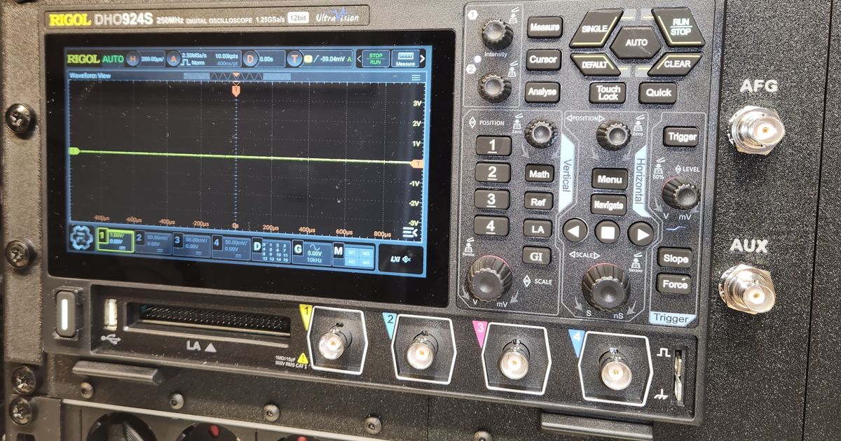 4.3U 19 inch rack front panel mount for Rigol DHO800/DHO900 ...