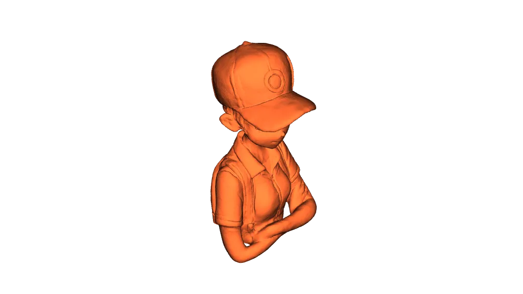 Pokémon Trainer Bust by Peter Farell | Download free STL model ...