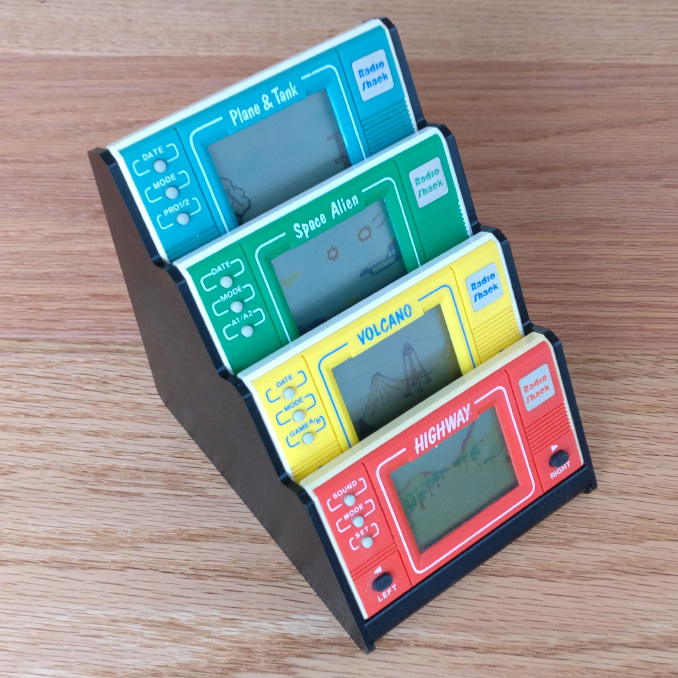 RadioShack LCD Game Display Shelf by Badspot | Download free STL model ...