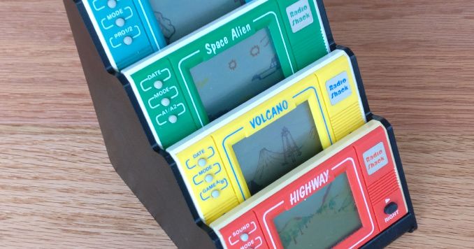 RadioShack LCD Game Display Shelf by Badspot | Download free STL model ...