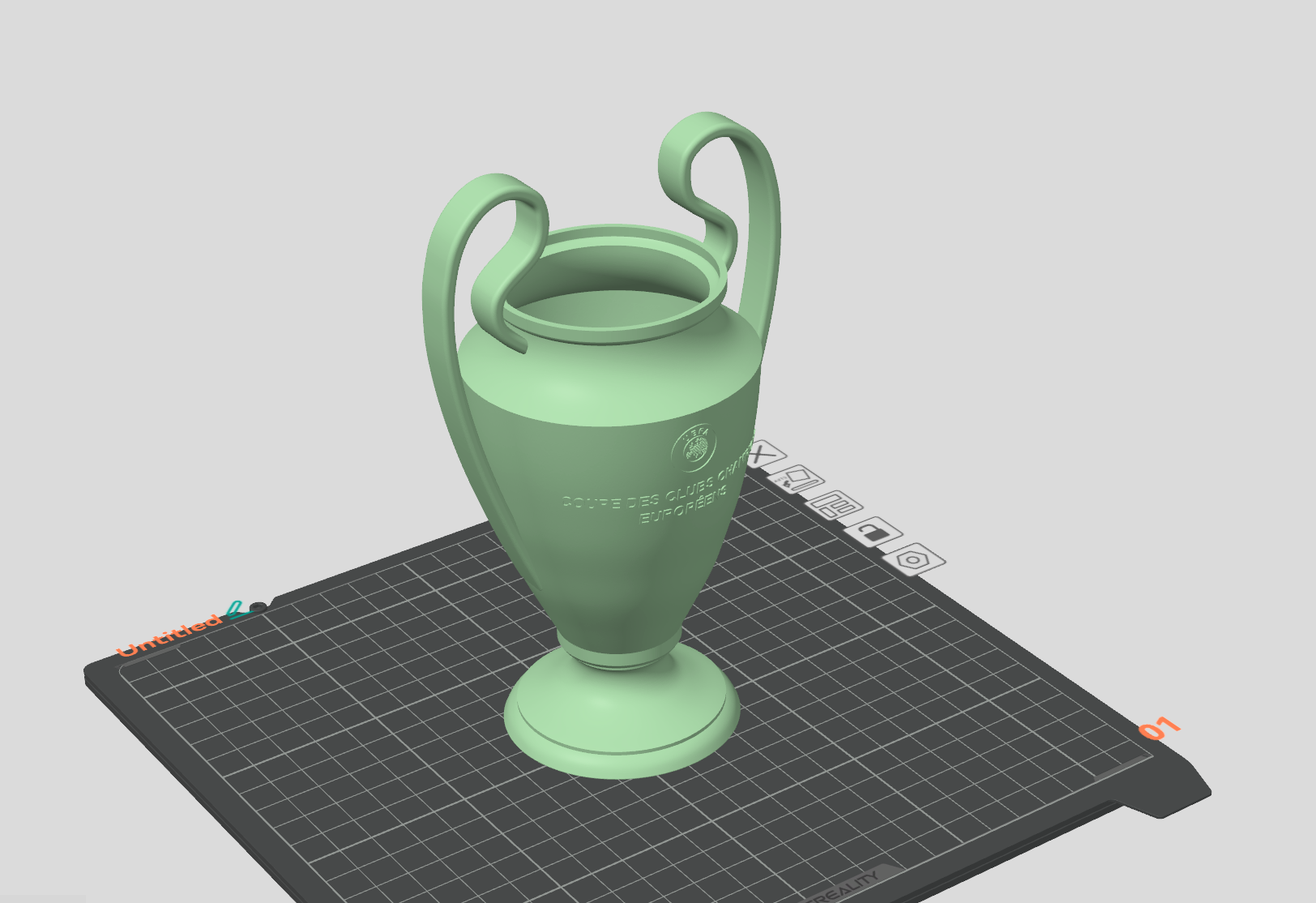 Champions league cap by mv83 | Download free STL model | Printables.com