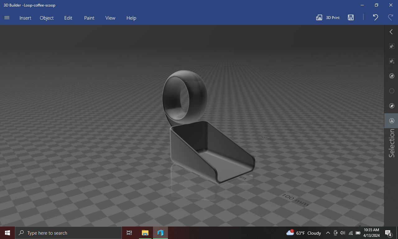 Coffee Scoop by Solomon Sunder | Download free STL model | Printables.com
