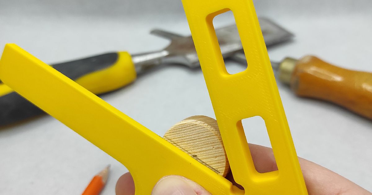 Wood worker's center finder by Detail Art Factory | Download free STL ...