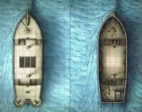 D&D Prop Ship - Painted, Large-Format by Oak | Download free STL model ...