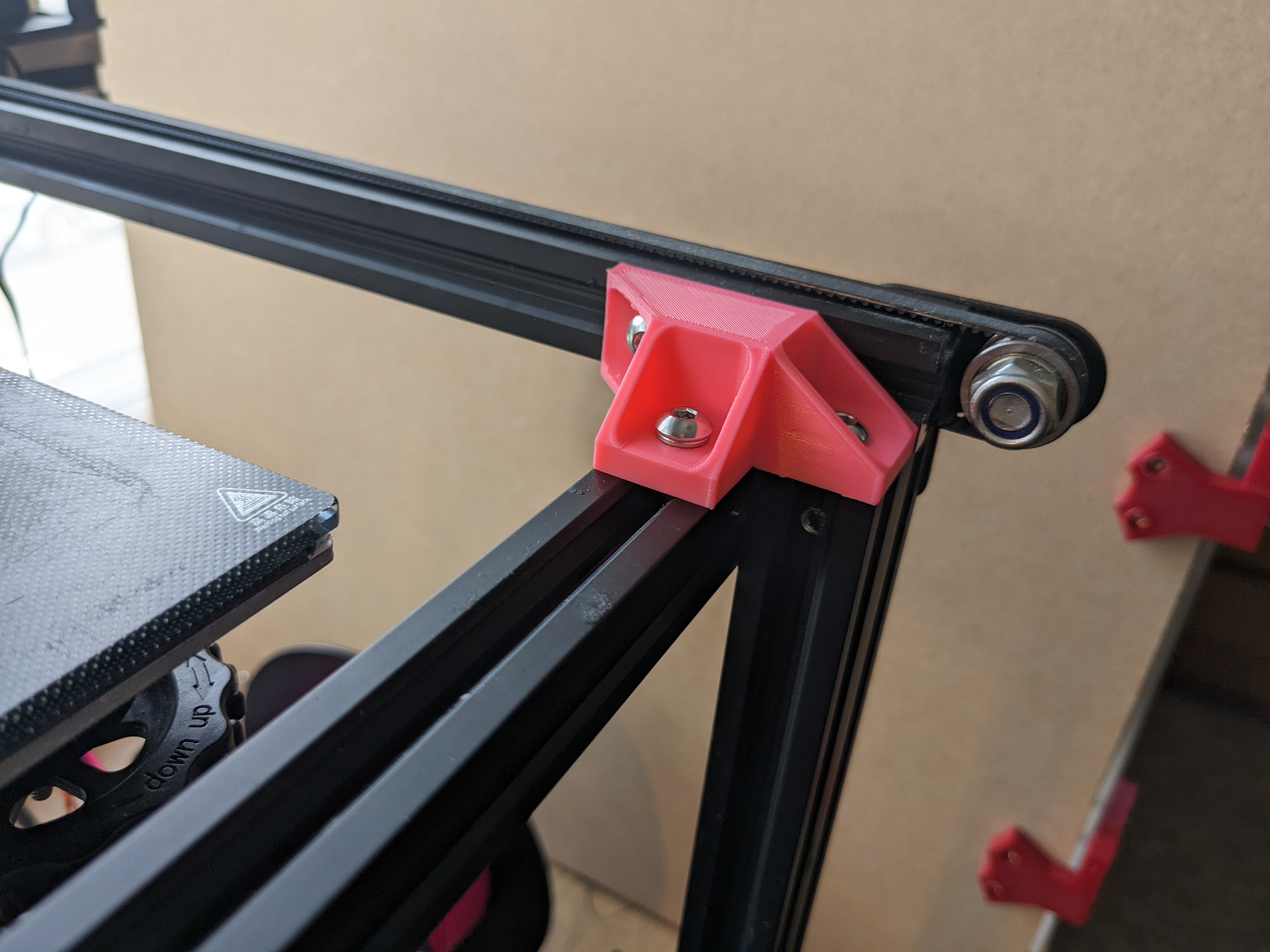 Ender 5 Pro front extrusion bracket by Printer Man | Download free STL ...
