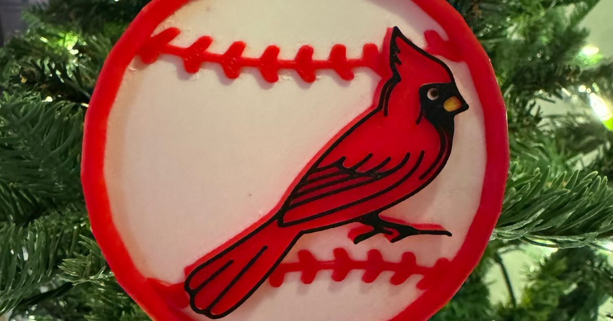 STL Cardinal Ornament by ATXMatt | Download free STL model | Printables.com