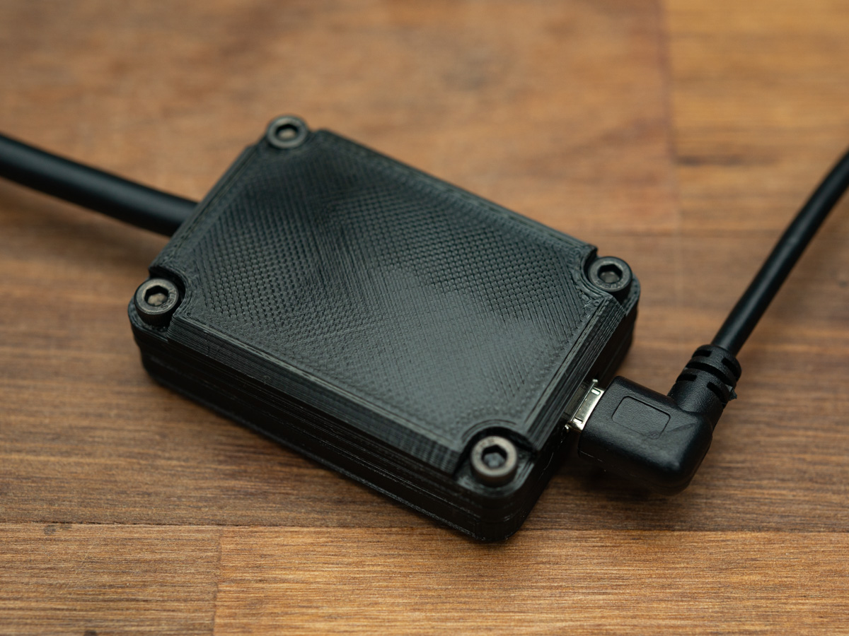 Small Raspberry Pi Pico Case With Built In Cable Retainer By Flummer