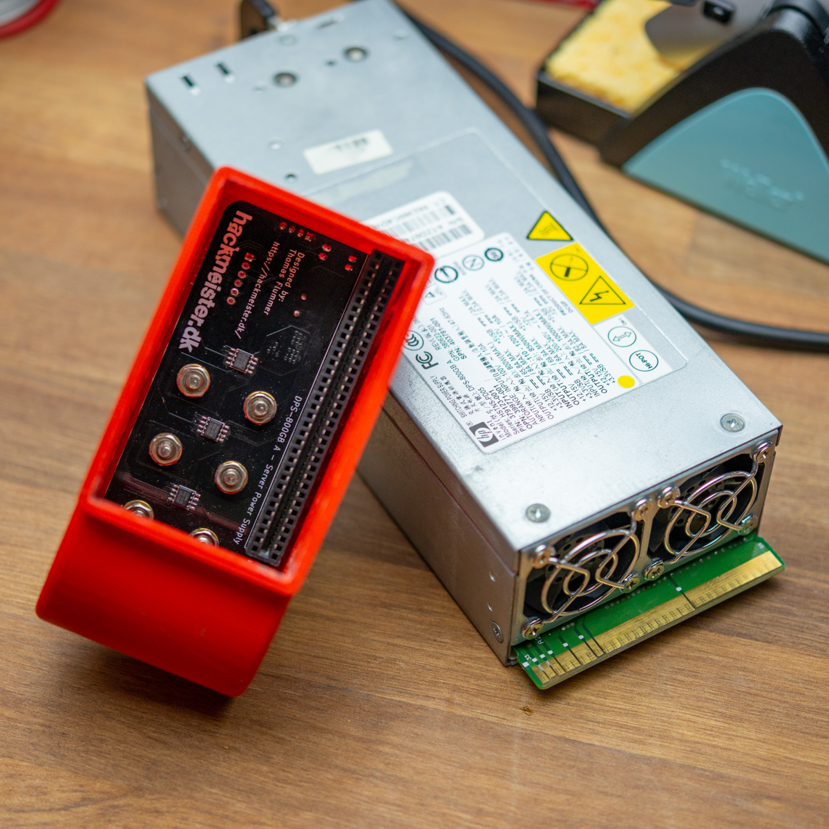 Benchtop PSU front for HP DPS-800GB server power supply by flummer ...