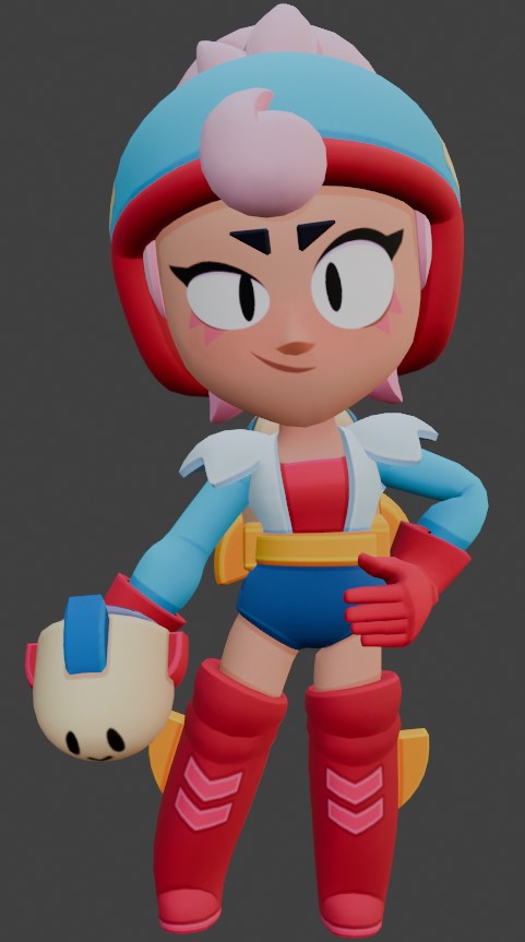 Janet - Brawl Stars by GoatGamez | Download free STL model | Printables.com
