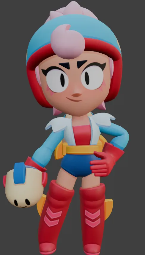 Janet - Brawl Stars by GoatGamez | Download free STL model | Printables.com