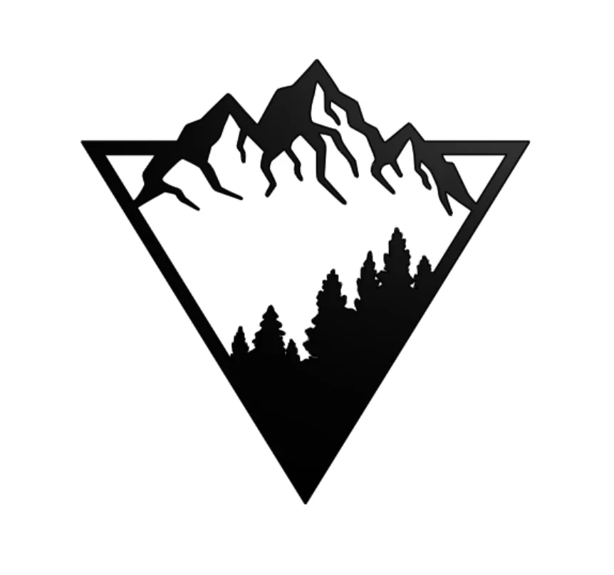 Mountains - wall art by klimoma | Download free STL model | Printables.com
