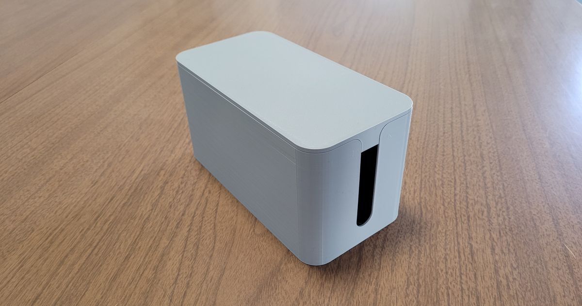 cable management box by CF | Download free STL model | Printables.com
