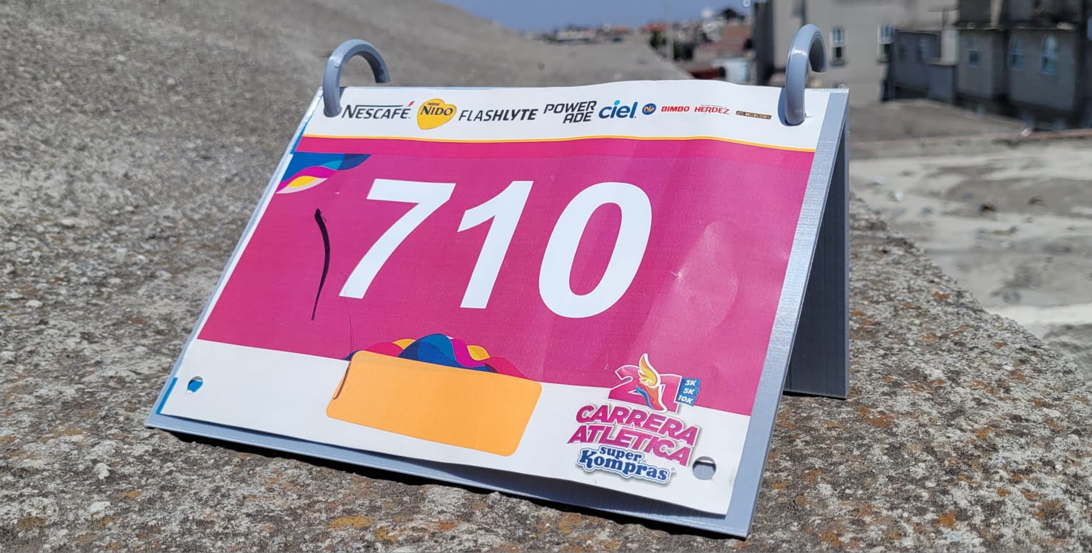 Base para número de corredor by Braulio_64 | Download free STL model ...