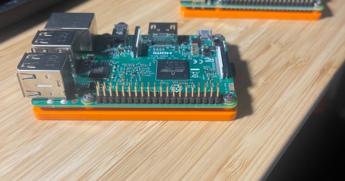 Honeycomb Raspberry Pi Base by hightekjonathan | Download free STL ...