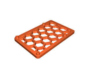 Honeycomb Raspberry Pi Base by hightekjonathan | Download free STL ...