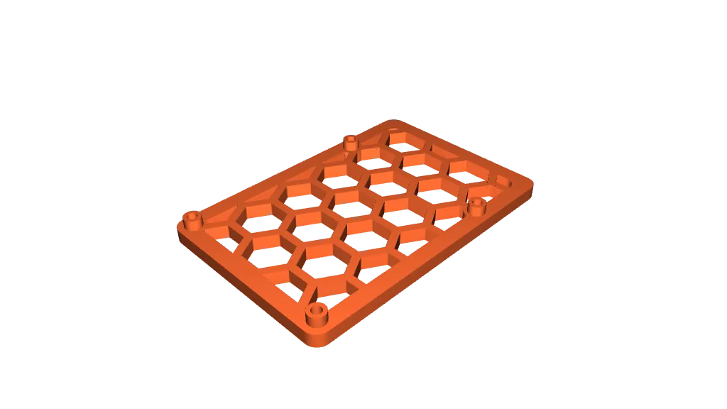 Honeycomb Raspberry Pi Base by hightekjonathan | Download free STL ...